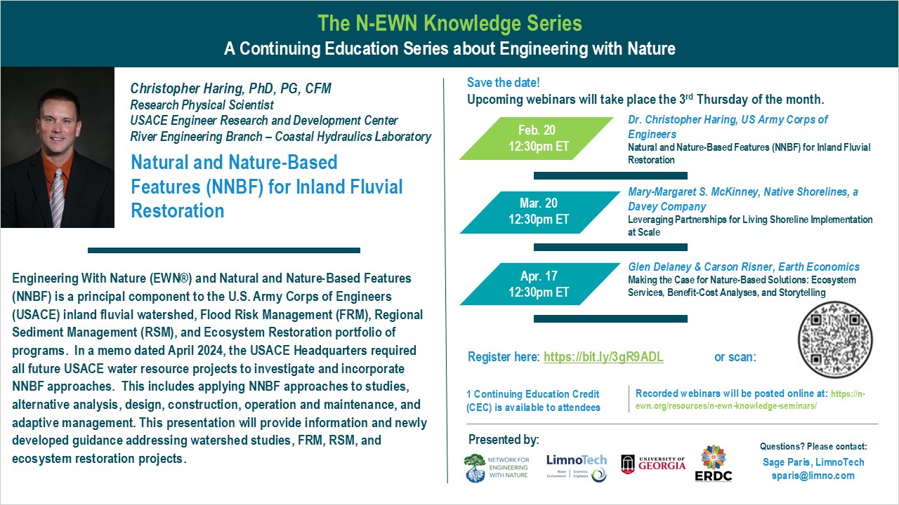 N-EWN Seminar: Natural and Nature Based Features (NNBF) for Inland ...